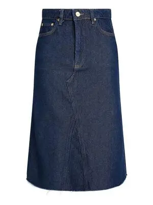 GANNI Denim Skirt - Dark Denim