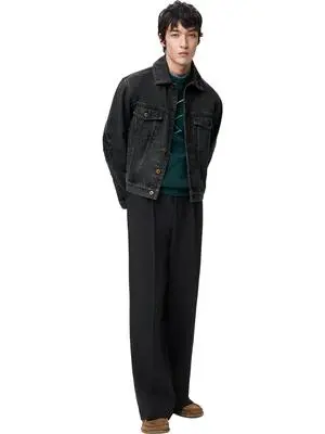 Loewe Anagram Denim Jacket - Black