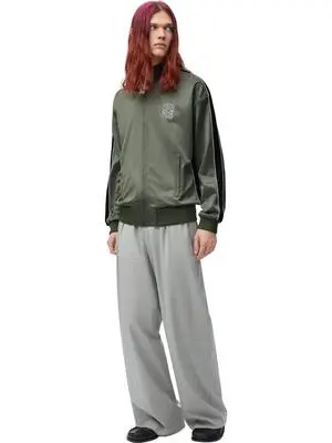Loewe Tracksuit Jacket In Technical Jersey - Khaki Green