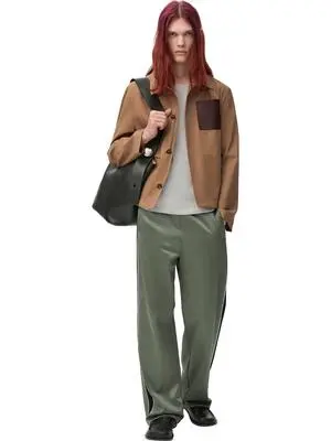Loewe Tracksuit Trousers In Technical Jersey - Khaki Green