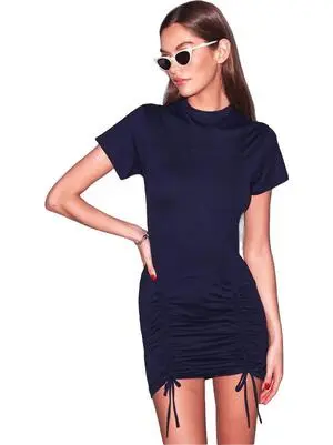 FLEUR DU MAL Riley T-shirt Dress - Denim