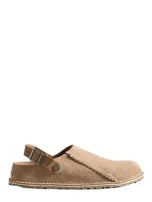 BIRKENSTOCK Lutry Backstrap Clogs - Gray Taupe