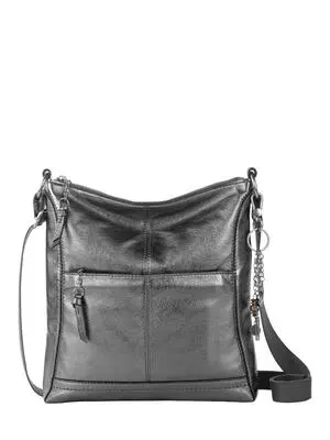 THE SAK Lucia Crossbody Leather Bag Gunmetal