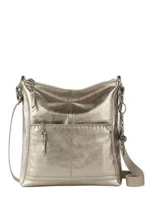 THE SAK Lucia Crossbody Leather Bag Pyrite Stitch