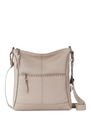 THE SAK Lucia Crossbody Leather Bag Sand Stitch
