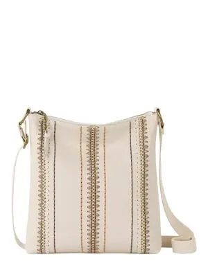 THE SAK Lucia Crossbody Leather Bag Stone Neutral Seminyak