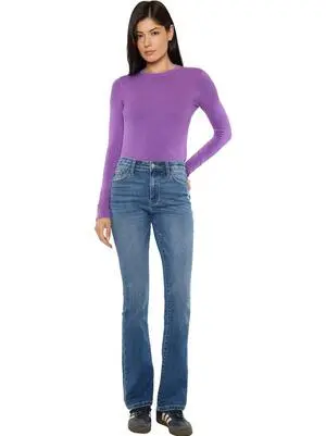 KANCAN High-rise Bootcut Jeans - Medium Wash