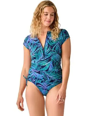 Carve Designs Dawson Rashguard Blue Oasis