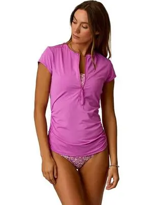 Carve Designs Dawson Rashguard - Violet
