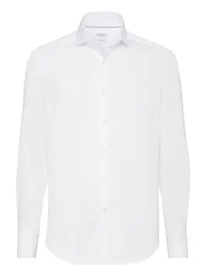 Brunello Cucinelli Twill Shirt - White