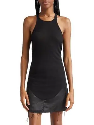 Rick Owens Basic Rib Tank - Black