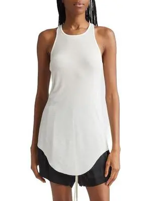 Rick Owens Basic Rib Tank - Milk
