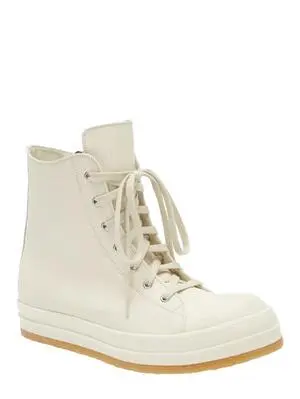 Rick Owens Creep High-top Sneaker - Milk/milk/milk