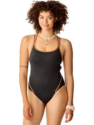 Carve Designs York One Piece Dd Cup Black W. Rum