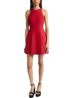 VERSACE Sculptural Fit & Flare Dress