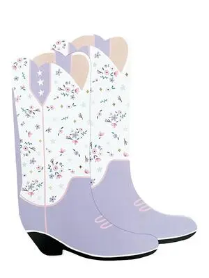 DAYDREAM SOCIETY Pony Tales Boot Sticker And Sketch Book - Pony Tales Purple Boots