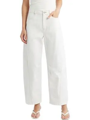 HUGO BOSS Wide-Leg Cotton Twill Pants