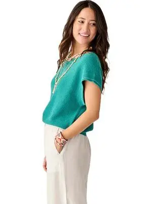 Carve Designs Phoebe Pullover Top Jade