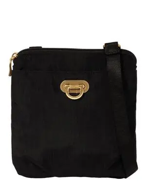 BAGGALLINI BAGGALLINI Coastal Flip Lock Mini Crossbody Black W/gold Hardware
