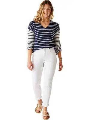 Carve Designs Carson Hi-rise Jeans - White