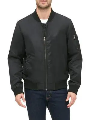 LEVI'S Nylon Satin Bomber Jacket - Black