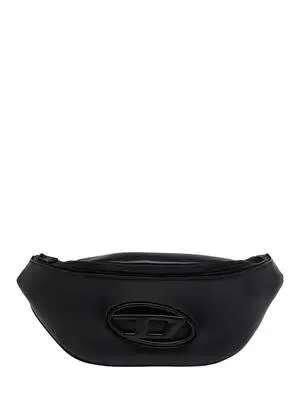 DIESEL® Oval D Faux Leather Belt Bag - Black