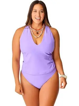 Carve Designs Serenity Compression Tankini Aster