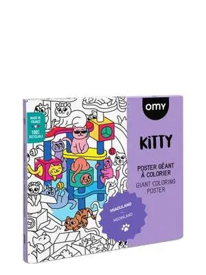 OMY Giant Coloring Poster - Purple