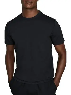 REISS Bradley Crewneck T-shirt - Navy Blue