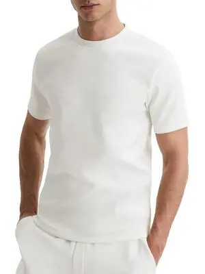 REISS Bradley Crewneck T-shirt - White