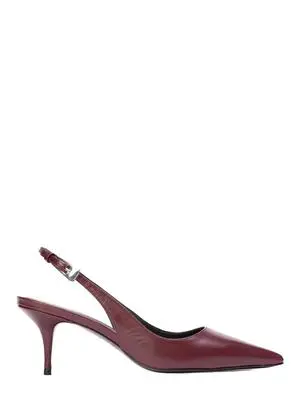 BLACK SUEDE STUDIO Branca 65 Slingback Pump - Bordeaux Leather