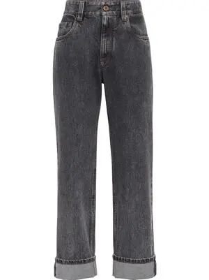 Brunello Cucinelli Cropped Trousers - Grey