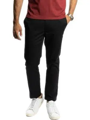 PETER MANNING NYC Lightweight Stretch Chinos Slim Fit - Black