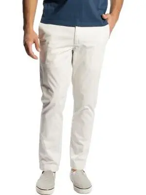 PETER MANNING NYC Lightweight Stretch Chinos Slim Fit - Stone