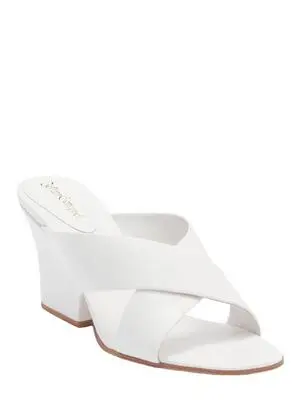 Jeffrey Campbell Tetra Slide Sandal White