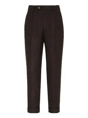 Brunello Cucinelli Leisure Fit Trousers - Brown