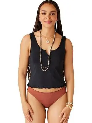 Carve Designs Vida Notchneck Tankini Black