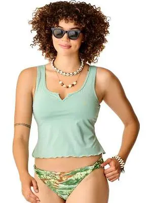 Carve Designs Vida Notchneck Tankini Haze