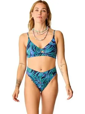 Carve Designs Mae Bikini Bottom Blue Oasis