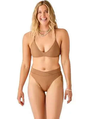 Carve Designs Mae Bikini Bottom Rum
