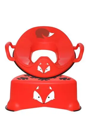 MY CARRY POTTY Toilet Seat And Step Stool Bundle Fox