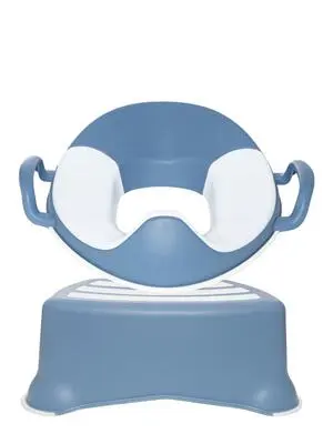 MY CARRY POTTY Toilet Seat And Step Stool Bundle - Ocean Blue