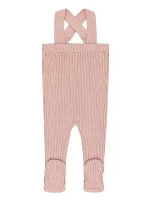 ELY'S & CO. Ribbed Overalls - Mauve