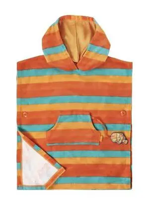 UV SKINZ Hooded Beach Poncho Sunset Stripe
