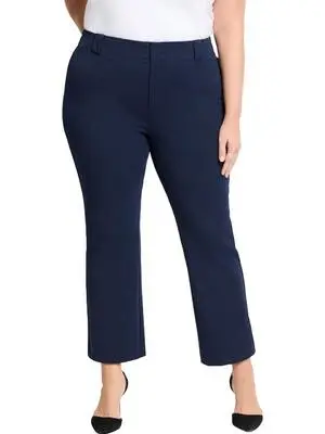NIC+ZOE Plaza Demi Stretch Bootcut Pants - Dark Indigo