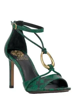Vince Camuto Alinna Ankle Strap Sandal Emerald Green