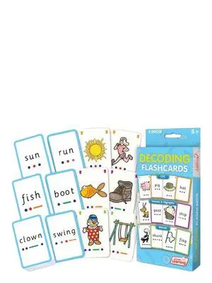 JUNIOR LEARNING Decoding Flashcards Ages 5 - Multicolored