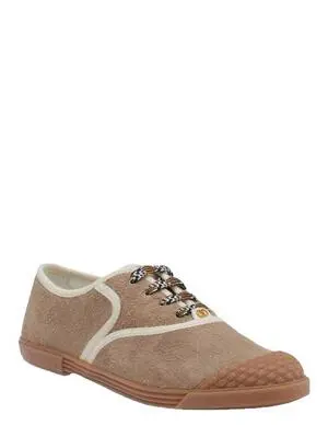 VALENTINO VLOGO Leather And Textile Sneakers