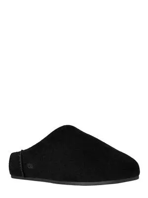 UGG Elea Waterproof Suede Slippers - Black