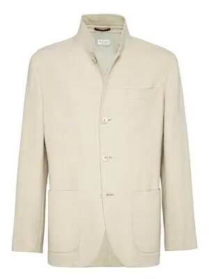 Brunello Cucinelli Cashmere Blazer - Buff